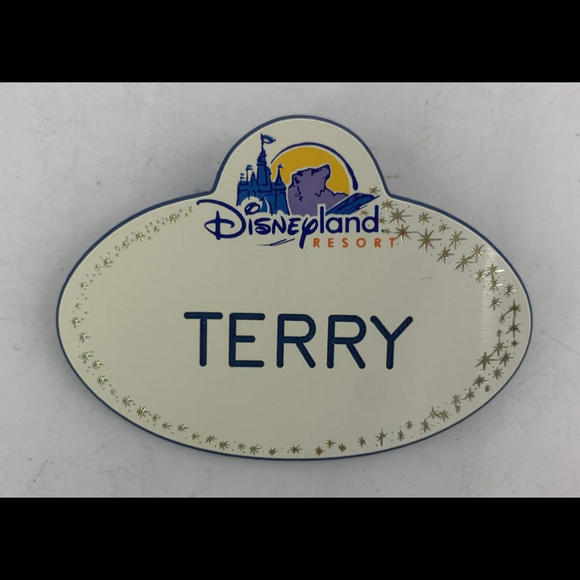 Disney | Other | Disney Cast Member Terry Name Tag Disneyland Resort ...